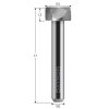 Stepped Double Flute End Mill with Edge Radius - DATRON CNC Milling Tools